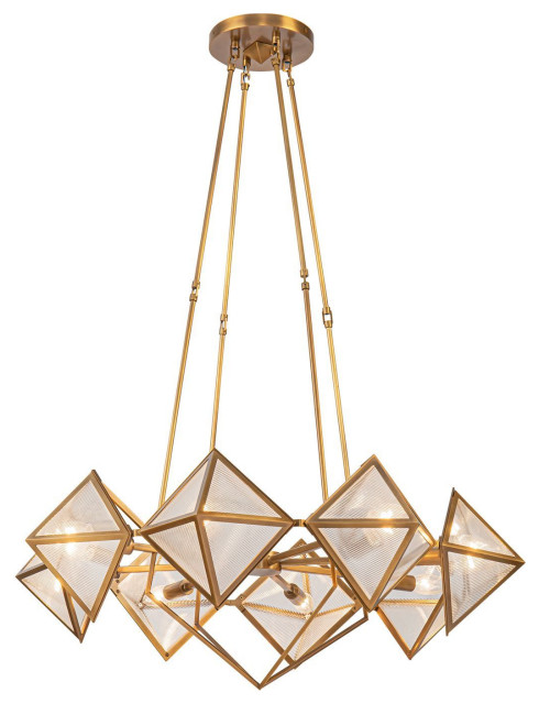 Cairo 30" Chandelier, 8 x 60W, E12 - Contemporary - Chandeliers - by Kuzco Lighting LLC | Houzz
