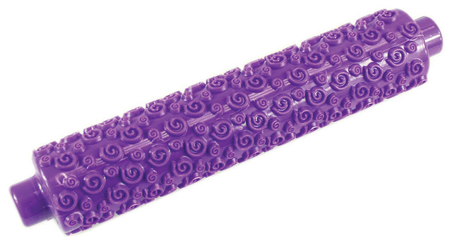 Foxrun Purple Fondant Impression Rolling Pin - Contemporary - Rolling ...