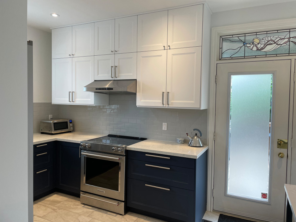 IKEA Kitchen - Axstad White and Axstad Blue - Kitchen - Toronto - by ...