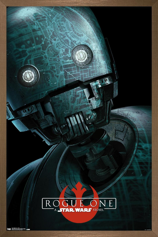 Star Wars: Rogue One - K2SO One Sheet, 22.375" x 34" - Contemporary ...