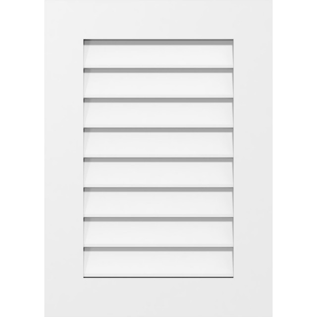 Vertical Surface Mount PVC Gable Vent, Non-Functional, 30Wx30H ...