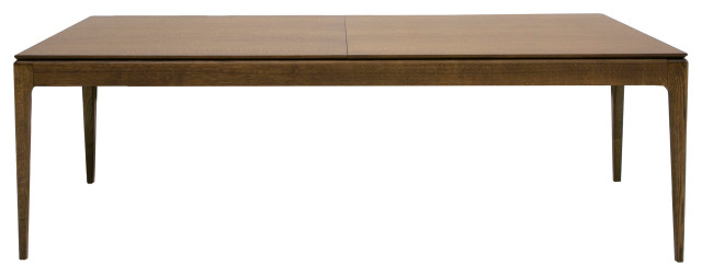 Modrest Dallas - Mid-Century Modern Brown Oak Extendable Dining Table ...