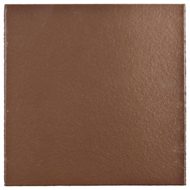 Klinker Quarry Floor and Wall Tile, Flame Red, Sample - Contemporary ...