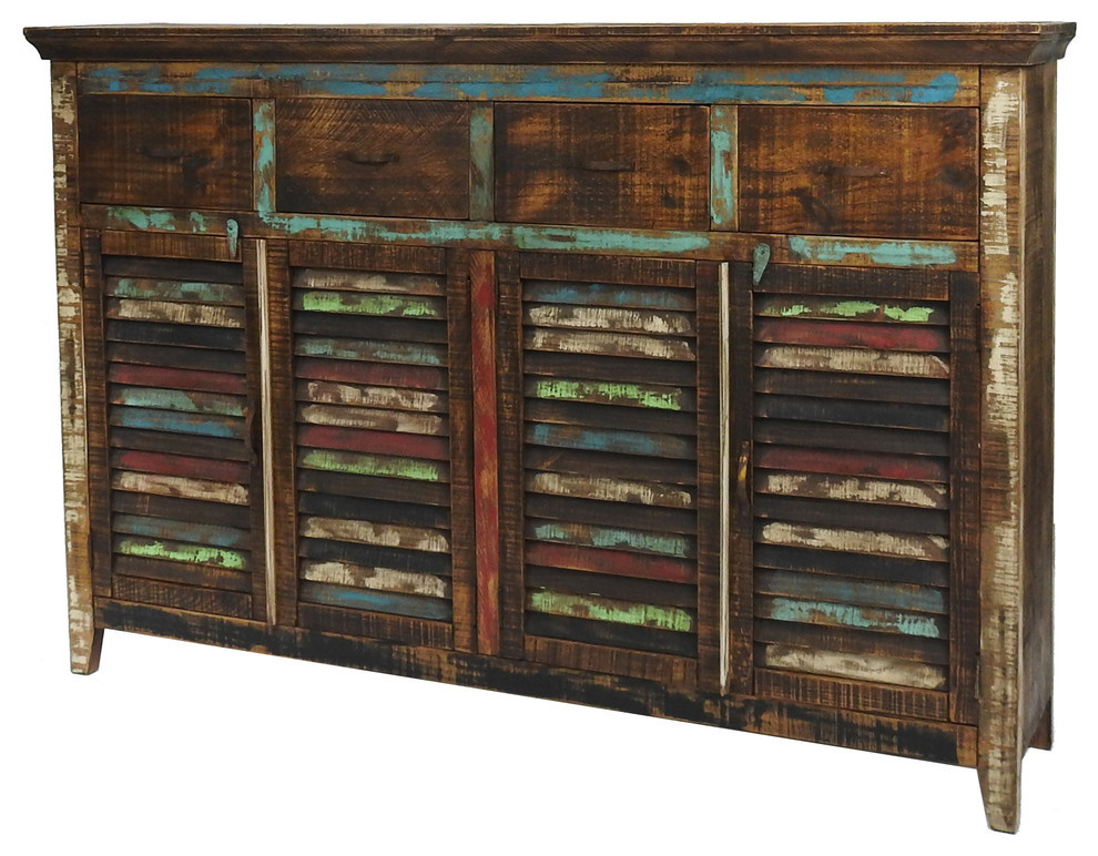 Multi Color Buffet - Rustic - Buffets And Sideboards - by Pina Elegance ...