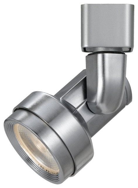 4 5" Height Metal Track Head In Brushed Steel - Transitional - Track ...