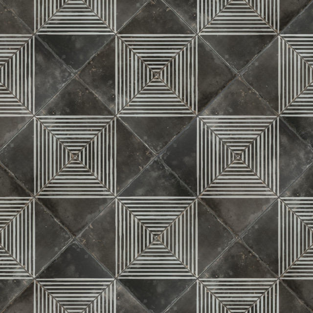 Kings Rombos Night Ceramic Floor and Wall Tile - Contemporary - Wall ...