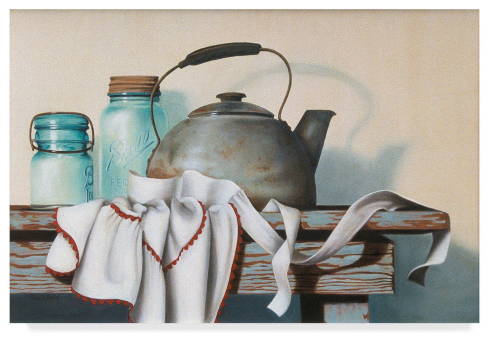 Cecile Baird 'Apron Strings' Canvas Art, 32"x22" - Farmhouse - Prints ...