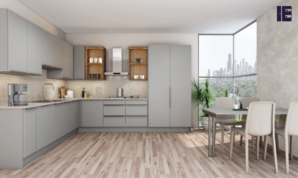 How to Design Your Unique L-shaped Kitchen Layouts! Inspired Elements ...