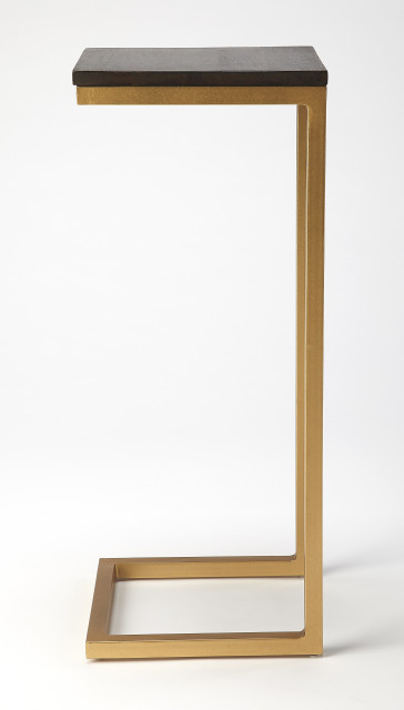 Butler Kilmer Wood and Metal Accent Table - Contemporary - Side Tables ...