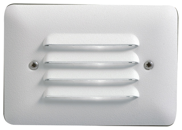 Landscape 2700K LED Louvered Mini Step in White - Transitional - Stair ...