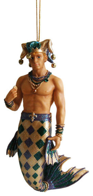 December Diamonds Mermen - Cajun Figurine - Contemporary - Christmas ...