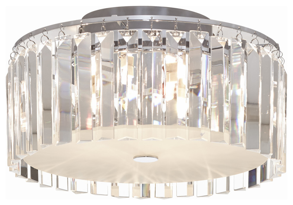 Round Ceiling Fixture - Contemporary - Flush-mount Ceiling Lighting ...