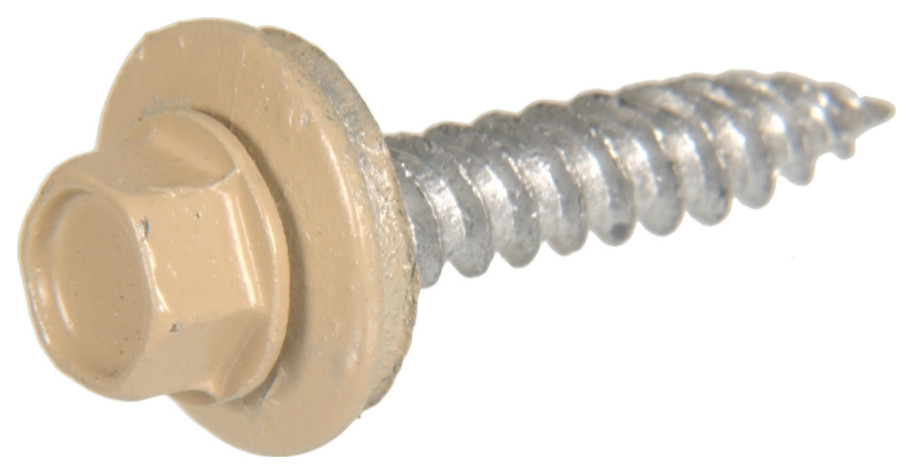 Hillman Fasteners 47739 Tan Head Self Piercing Sheeter Screws, 10 x 1-1 ...