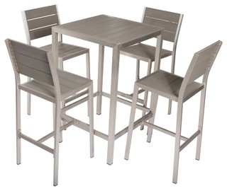Betty 5 Piece Bar Set - Contemporary - Outdoor Pub And Bistro Sets - by ...