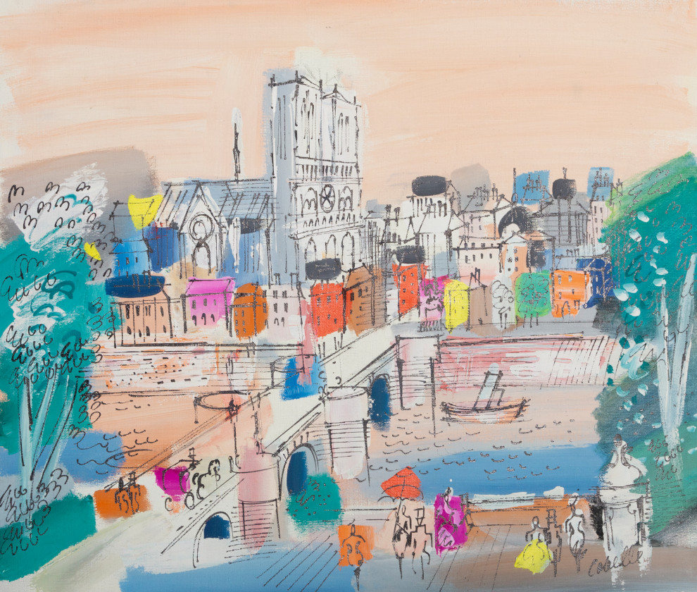 Notre Dame 3, Charles Cobelle, 20x24 - Contemporary - Paintings - by ...