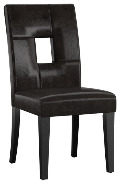 Chandler Keyhole Back Dining Chair, Set of 2 - Transitional - Dining ...