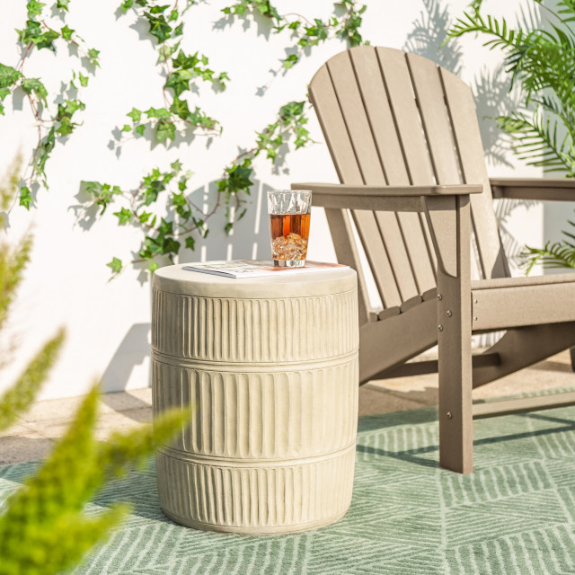 18.5'' Multi-Functional Mgo Garden Stool - Contemporary - Accent And ...