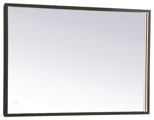 Pier 24X36" Led Mirror With Adjustable Color Temperature, Black ...