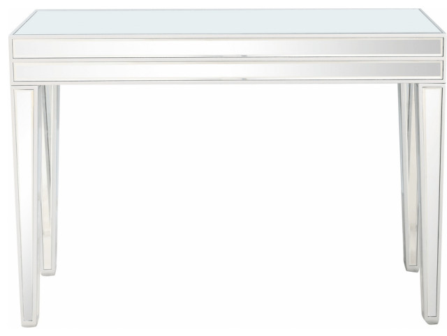 Clear Glass Mirror Console Table - Contemporary - Console Tables - by ...