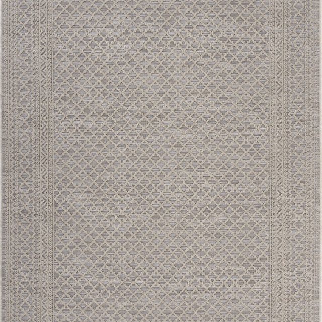 5' X 7' Gray Indoor Outdoor Area Rug - Scandinavian - Outdoor Rugs - by ...
