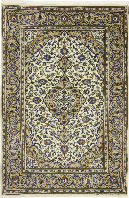 Persian Rug Keshan 9'8"x6'5", 9'8"x6'5" - Traditional - Area Rugs - by ...