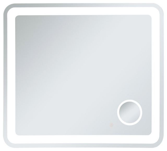 Elegant MRE53640 Lux 36"x40" Hardwired LED Mirror - Modern - Bathroom ...