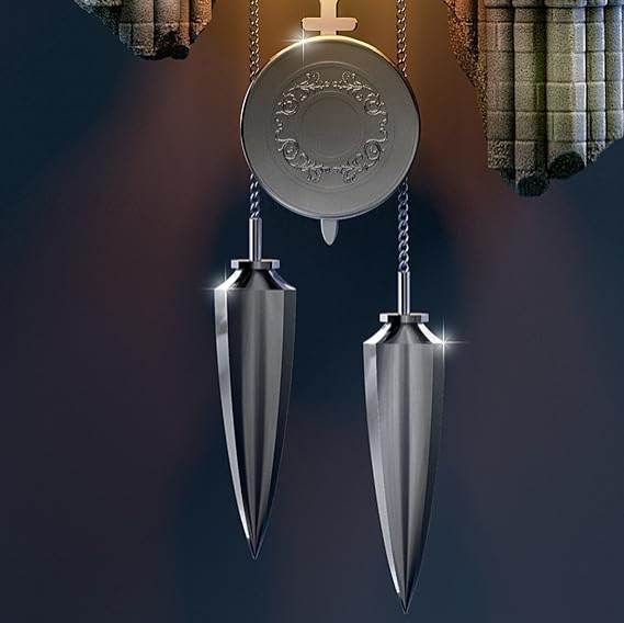 Sculptural Dragon Wall Clock with Gothic Cathedral Case Lights Up and ...