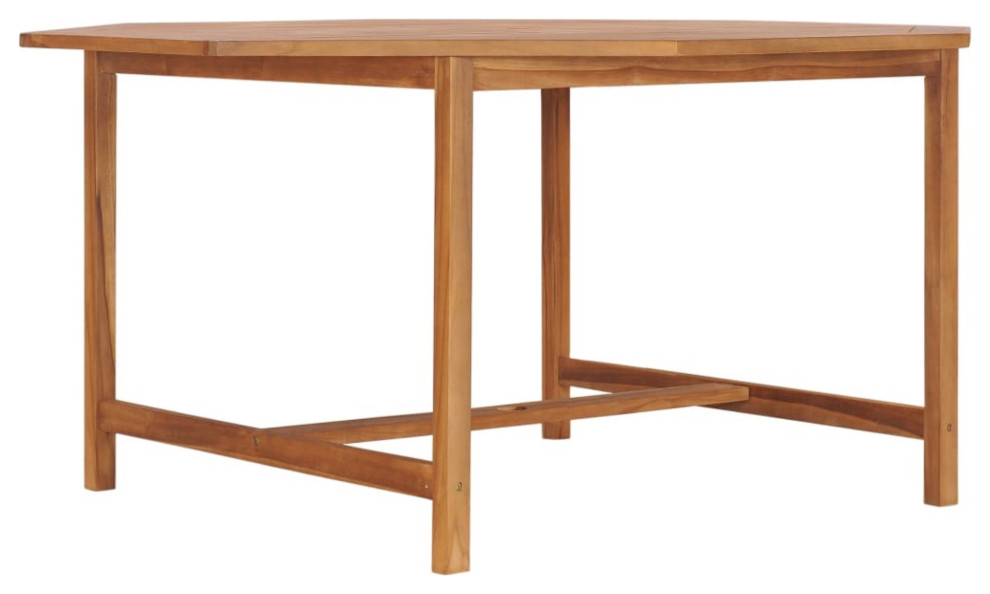 Vidaxl Garden Table 59.1"x59.1"x29.5" Solid Teak Wood - Transitional ...