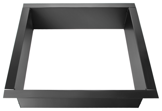 VEVOR Fire Pit Liner Steel Fire Ring 36" Square Fire Pit Insert for ...