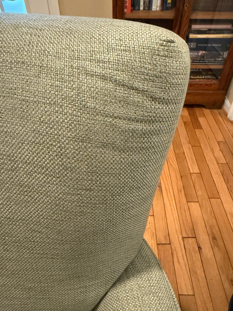 Is this an upholstery defect on my brand new Ethan Allen chairs ...
