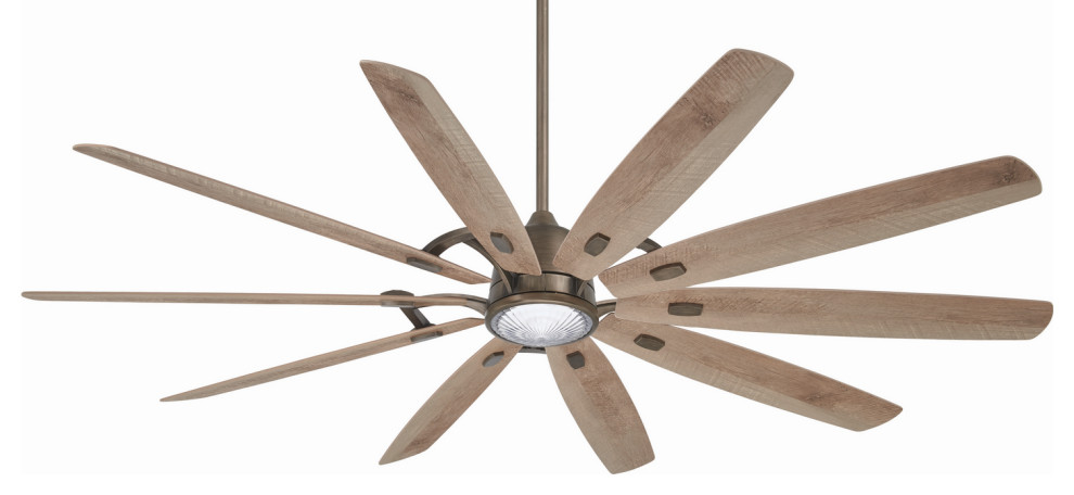 Barn H2O 84" Ceiling Fan, Heirloom Bronze - Farmhouse - Ceiling Fans ...