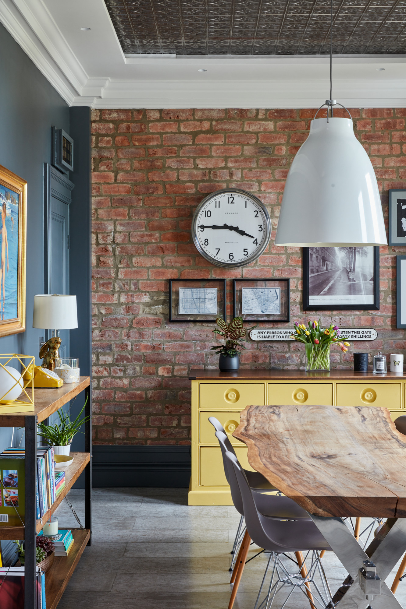 Dining Room With Exposed Brick Wall Exposed Brick Walls | Sweeten