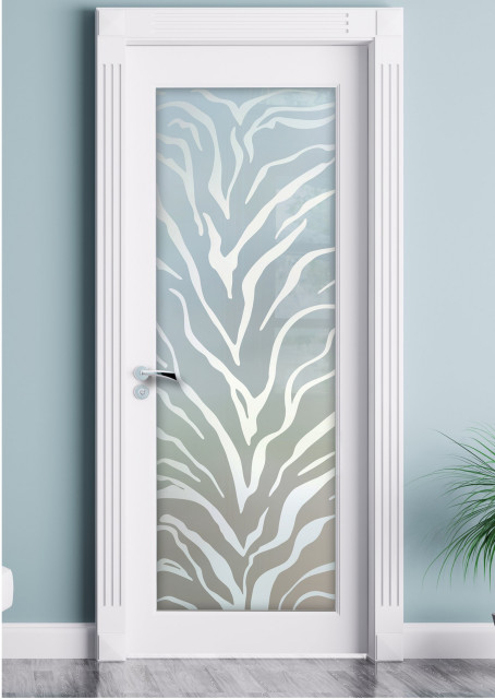 Interior Prehung Door or Interior Slab Door - Tiger Stripes - Primed ...