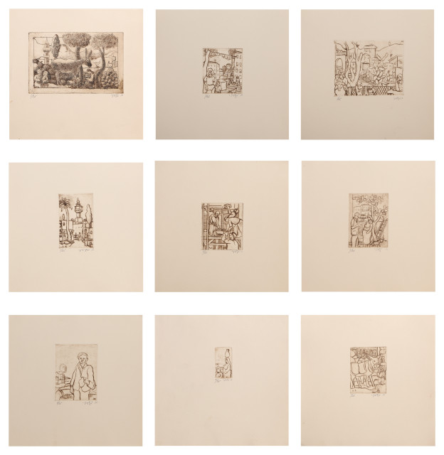 Men and Landscape Portfolio, Aharon Giladi, 11x11 - Contemporary - Fine ...