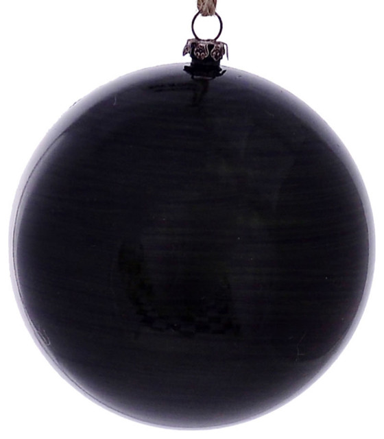 Vickerman MC197064 4" Moss Green Wood Grain Ball Ornament, 6 per Bag ...