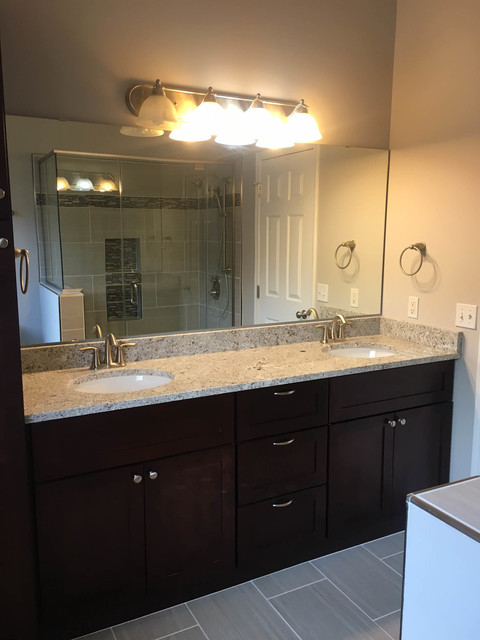 Master Bathroom Renovation - Mustee Shower Base - Traditional ...