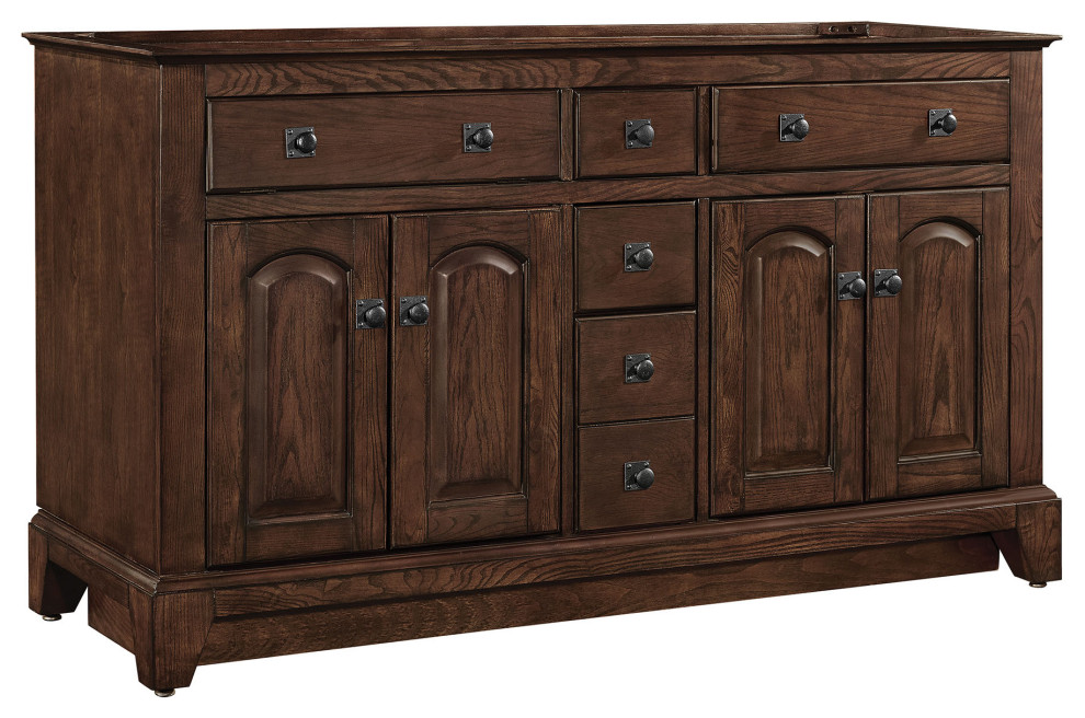 RYVYR V-JAMES-60EC James 60-inch Vanity - English Chestnut ...