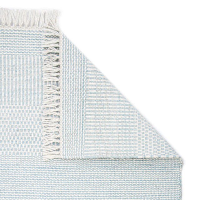 Somner 1x1 Aqua, 1x1 - Contemporary - Outdoor Rugs - by Company C | Houzz