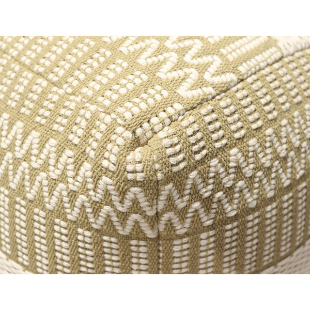 White Hand-woven Lima Pouf, 18" Cube, 18" Cube - Transitional - Floor Pillows And Poufs - by ...