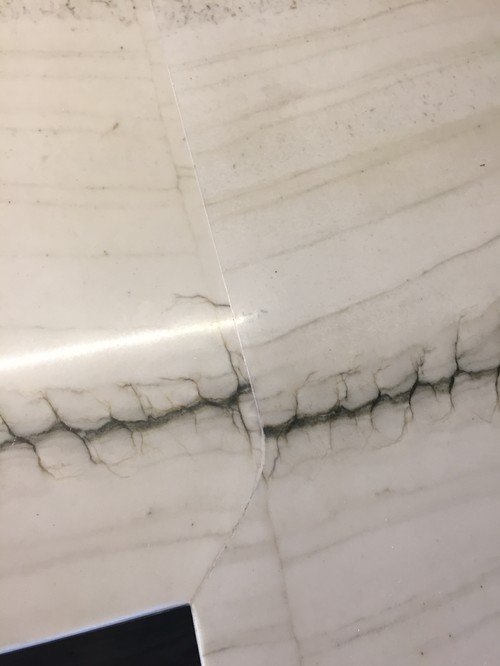 Quartzite bad seam install?
