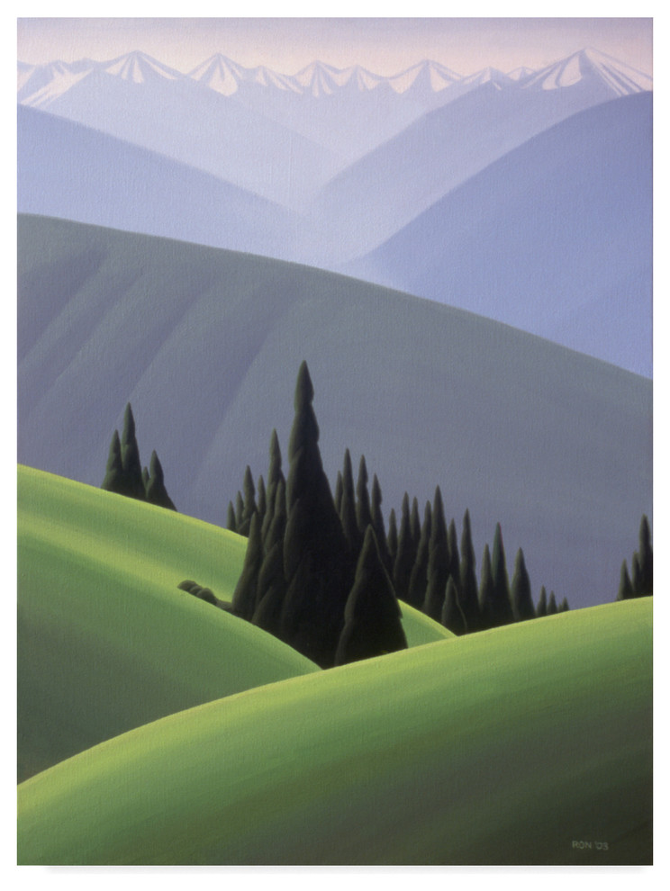 Ron Parker 'Hurricane Ridge' Canvas Art, 19"x14" - Contemporary ...