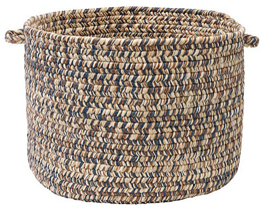 Colonial Mills Basket Corsica Lake Blue Round, 18"x18"x12 ...