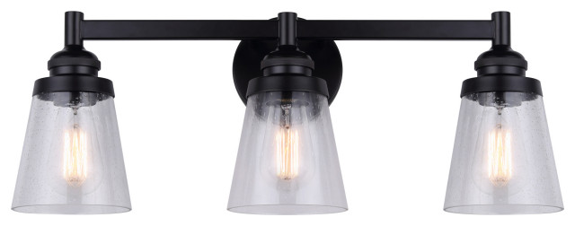 Canarm IVL1097A03 Declan 3 Light 25"W Vanity Light - Transitional ...