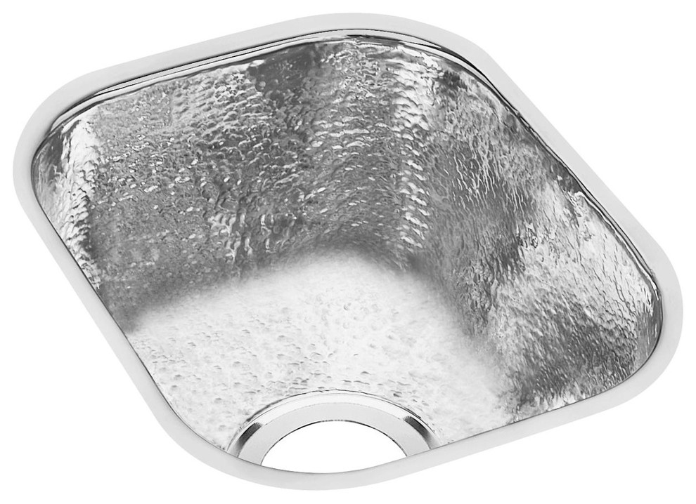 Elkay Stainless Steel 12" x 14" x 6-1/2", Single Bowl Undermount Bar ...