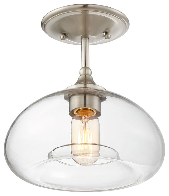 Beautiful Things Lighting Rustica 1 Light Semi Flush 42051 ...