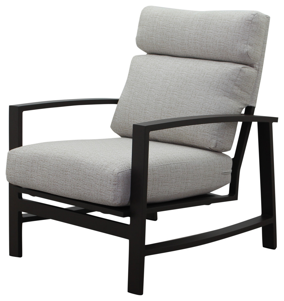 Courtyard Casual Santorini Alum frame Club Chair, Pack of 2 ...