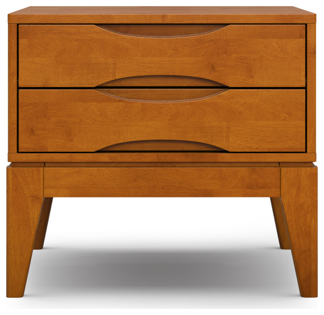 Harper Solid Hardwood End Table - Transitional - Side Tables And End ...