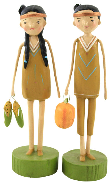 Thanksgiving Harvest Native American Indian Corn Pumpkin, 7.25 In H X 2 ...