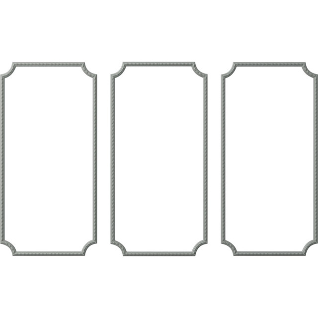 24"W x 48"H Bulwark Rope Panel Moulding Kit (Single Panel), 24"Wx48"H ...