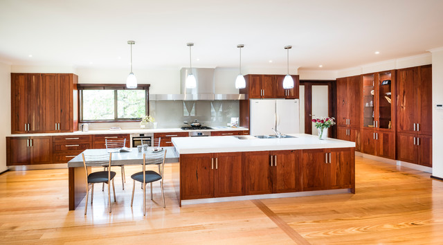 Redgum Kitchen In a Perfect Bush Setting - Modern - Melbourne - by ...